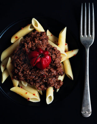 KLAUS’S LAVA STEW WITH PASTA – Chili Klaus INT