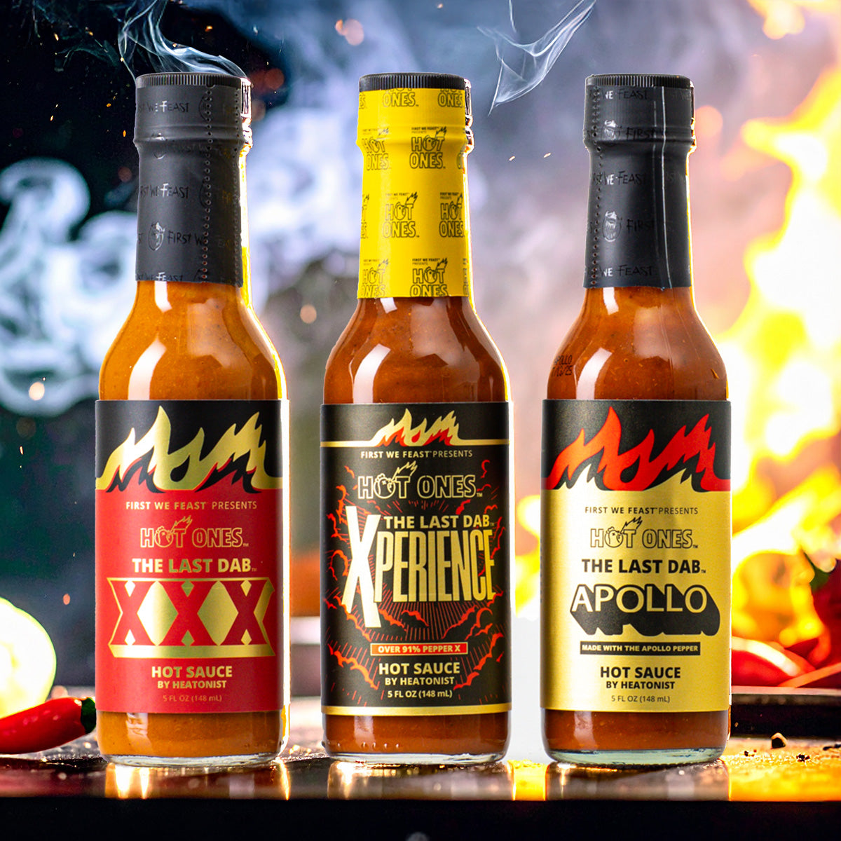 The Pepper X trio – Chili Klaus INT
